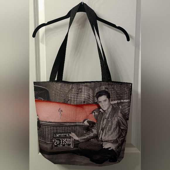 Bags | Elvis Presley Vinyl Shoulder Tote Bag | Poshmark